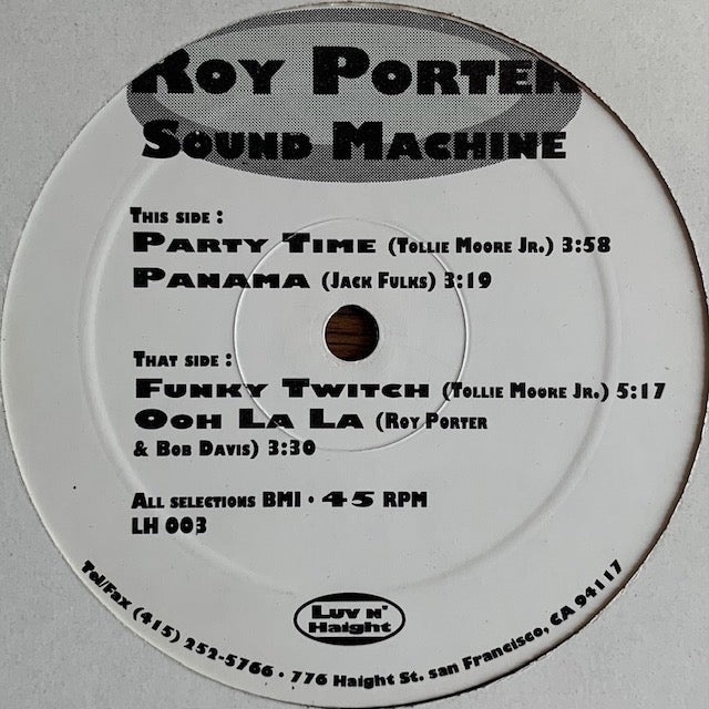 Roy Porter Sound Machine - Party Time – hair & music parlour FAM